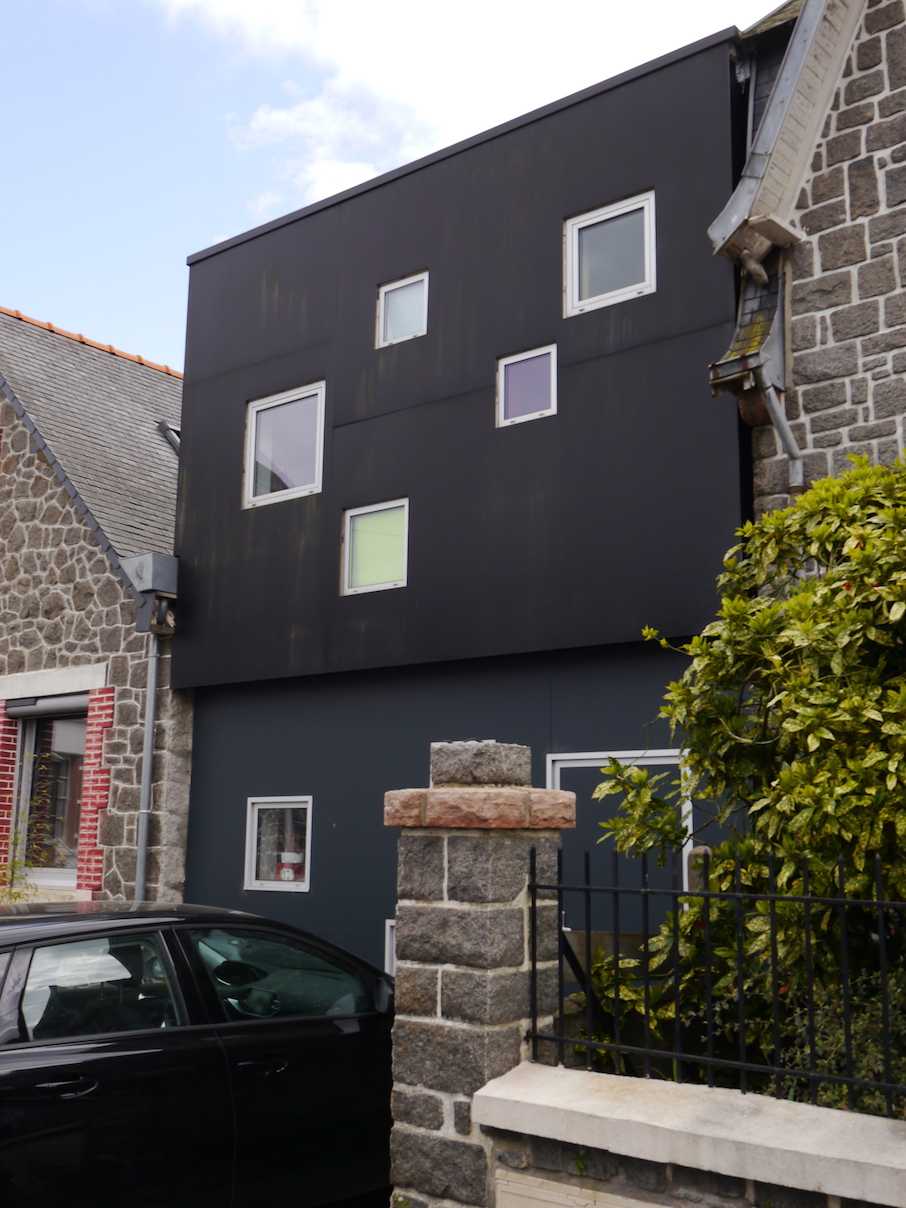 Les différents types d'habitations dans le quartier