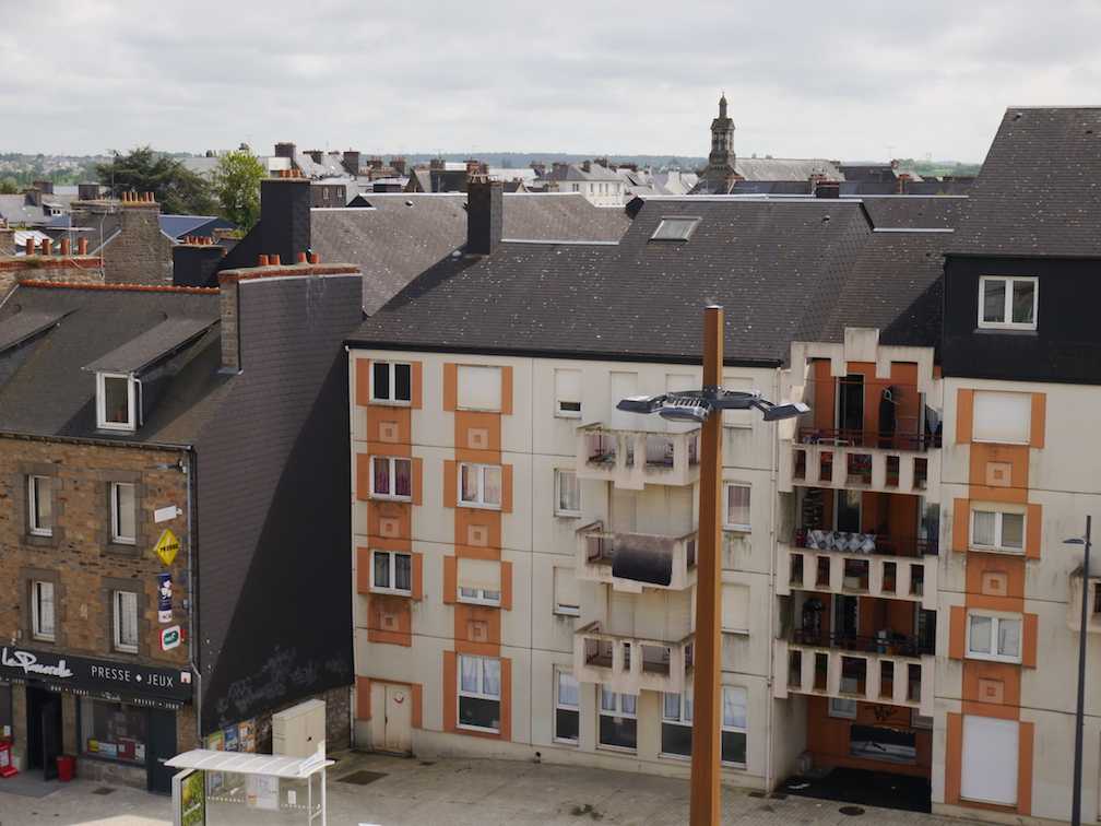 Les différents types d'habitations dans le quartier