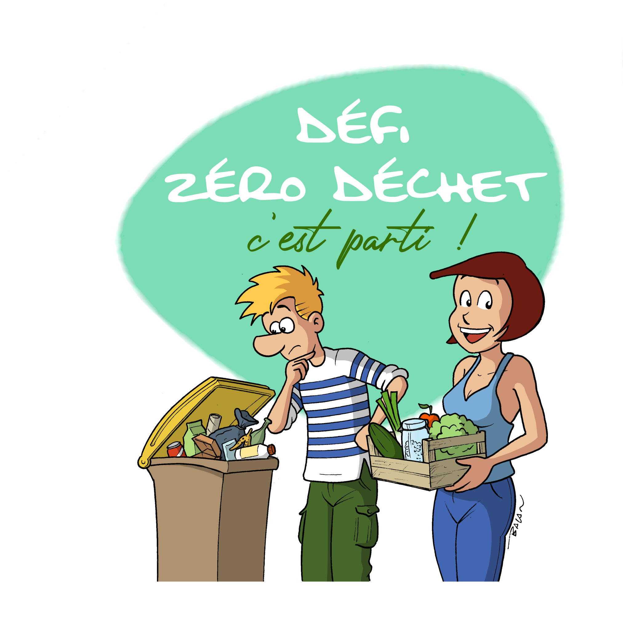 Etre ensemble pour participer au défi zéro déchets, c’est indispensable.